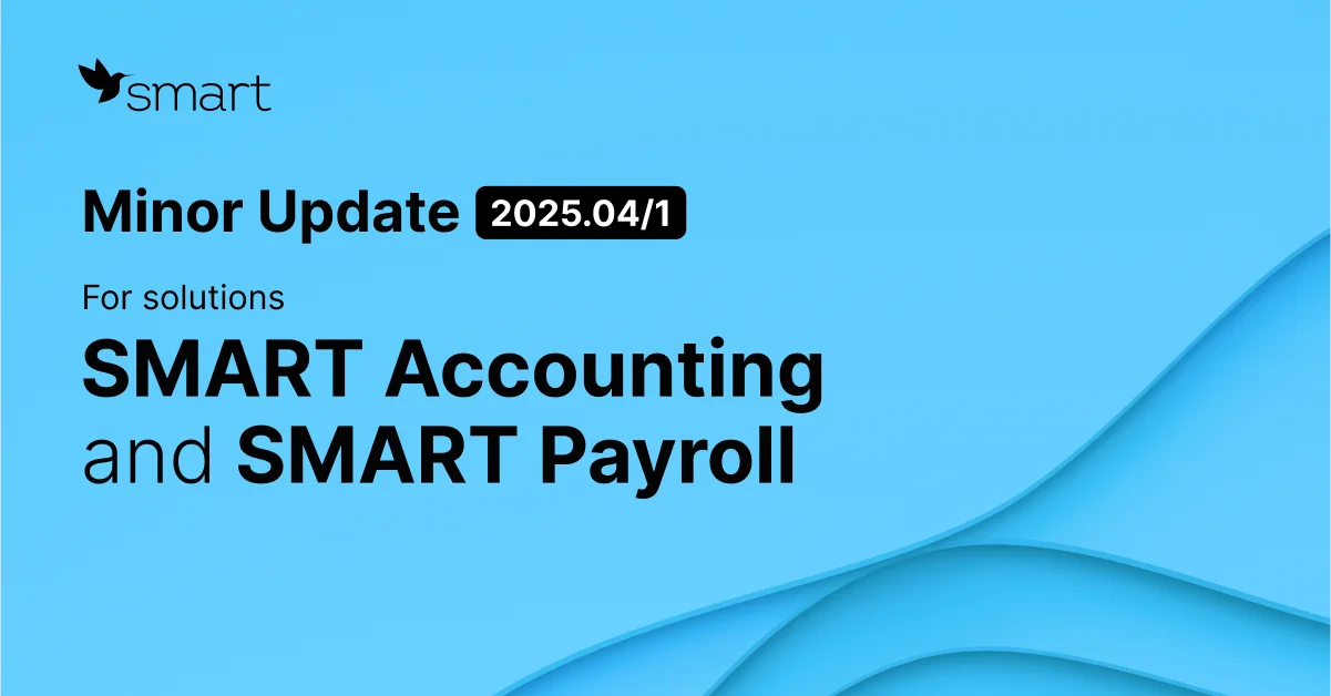 Minor Update 2025.04/1 for SMART Accounting and SMART Payroll